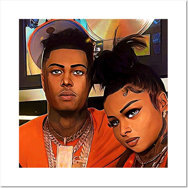 Blueface & Chrisean - Blueface - Posters and Art Prints | TeePublic